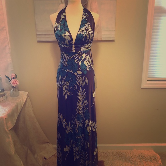 Nina Austin | Dresses | Halter Maxi Dress | Poshmark